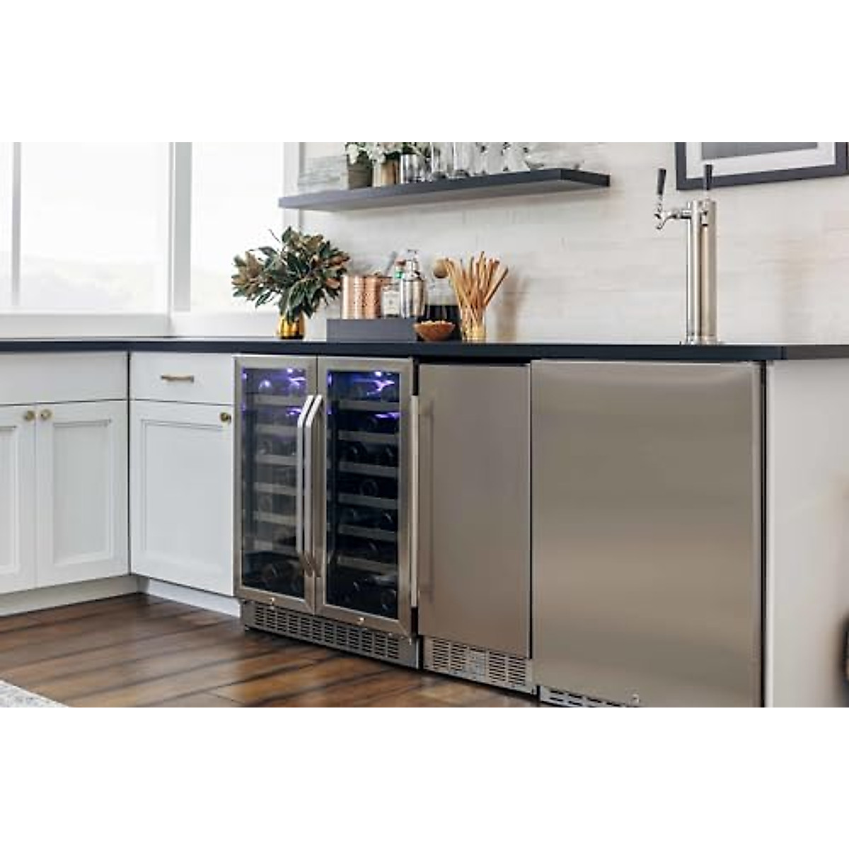 EdgeStar IB250WH 15 Inch Wide 20 Lb. Built-In Ice Maker with 25 Lbs. Daily Ice Production - No Drain Required