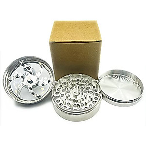 Spices Grinder(2.5", Silver),Easy Clean