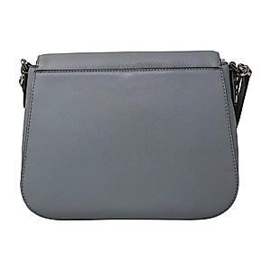 Kate Spade New York Jackson Soft Pebbled Leather Medium Flap Shoulder bag, Frosted Blue 497