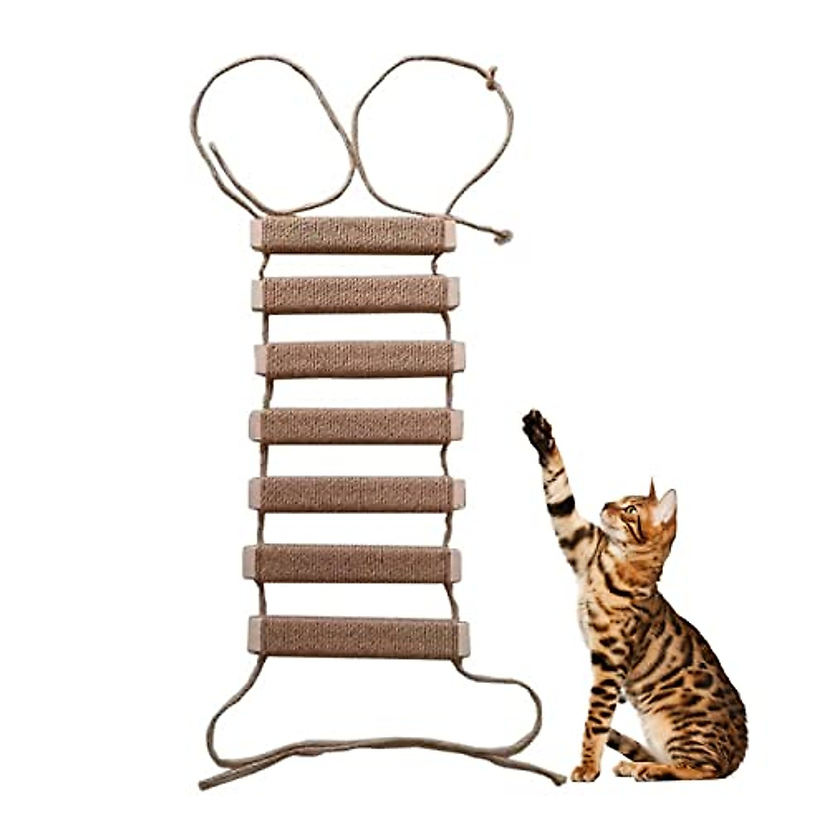 ZYZMH Cat Rope Bridge Rope Ladder Cat Toy Cat Climbing Ladder Cat Climbing Frame Rope Ladder Cat Accessories