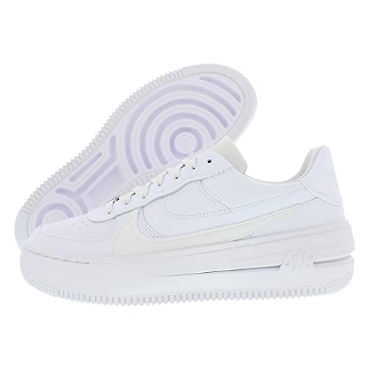 Nike Women's Air Force One PLT.AF.ORM Sneakers, White/White/Summit White, 7
