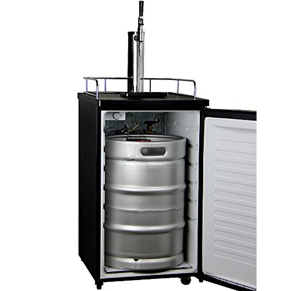 Kegco MPK199SS-G Guinness Dispensing Kegerator with Black Cabinet and Stainless Steel Door