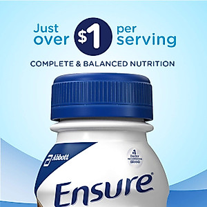 Ensure Original Nutrition Shake with 9 grams of protein, Meal Replacement Shakes, Milk Chocolate, 8 fl oz, 24 Count