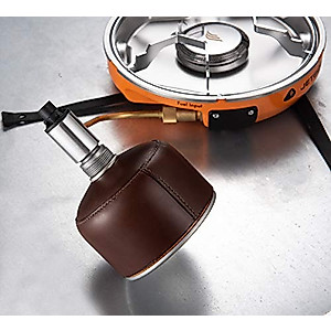 CAMPINGMOON Camping Grill Propane Gas Stove Adapter, Input: EN417 Lindal Valve Canister, Output: Propane Gas Stove Z20