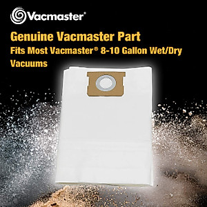 Vacmaster 8 - 10 Gallon Standard Dust Bag, 3 Pack, VDBM