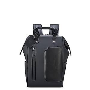 PEUGEOT Voyages Backpack Tote, Black, 16 Inch Laptop Sleeve