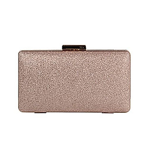 Emprier Women's Vintage Evening Handbag Glitter Bridal Prom Clutch Handbag Wedding Party Envelope Purse Shoulder Bag