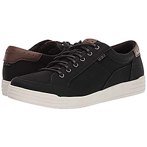 Nunn Bush Men's KORE City Walk Oxford Athletic Style Sneaker Lace Up Shoe Black, 12 W US