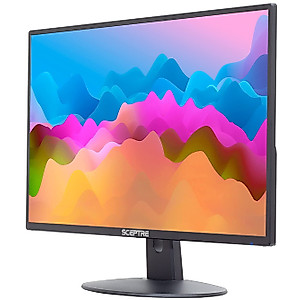 Sceptre E249W-19203R 24-inch FHD LED Gaming Monitor 2X HDMI VGA 75Hz Build-in Speakers, Machine Black (Renewed)