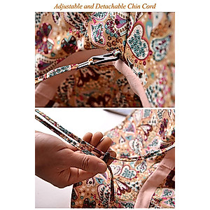 HAPEE Womens Garden Hat,Both Sides wear, Foldable Wide Brim UPF 50+,pefect for Women Fishing