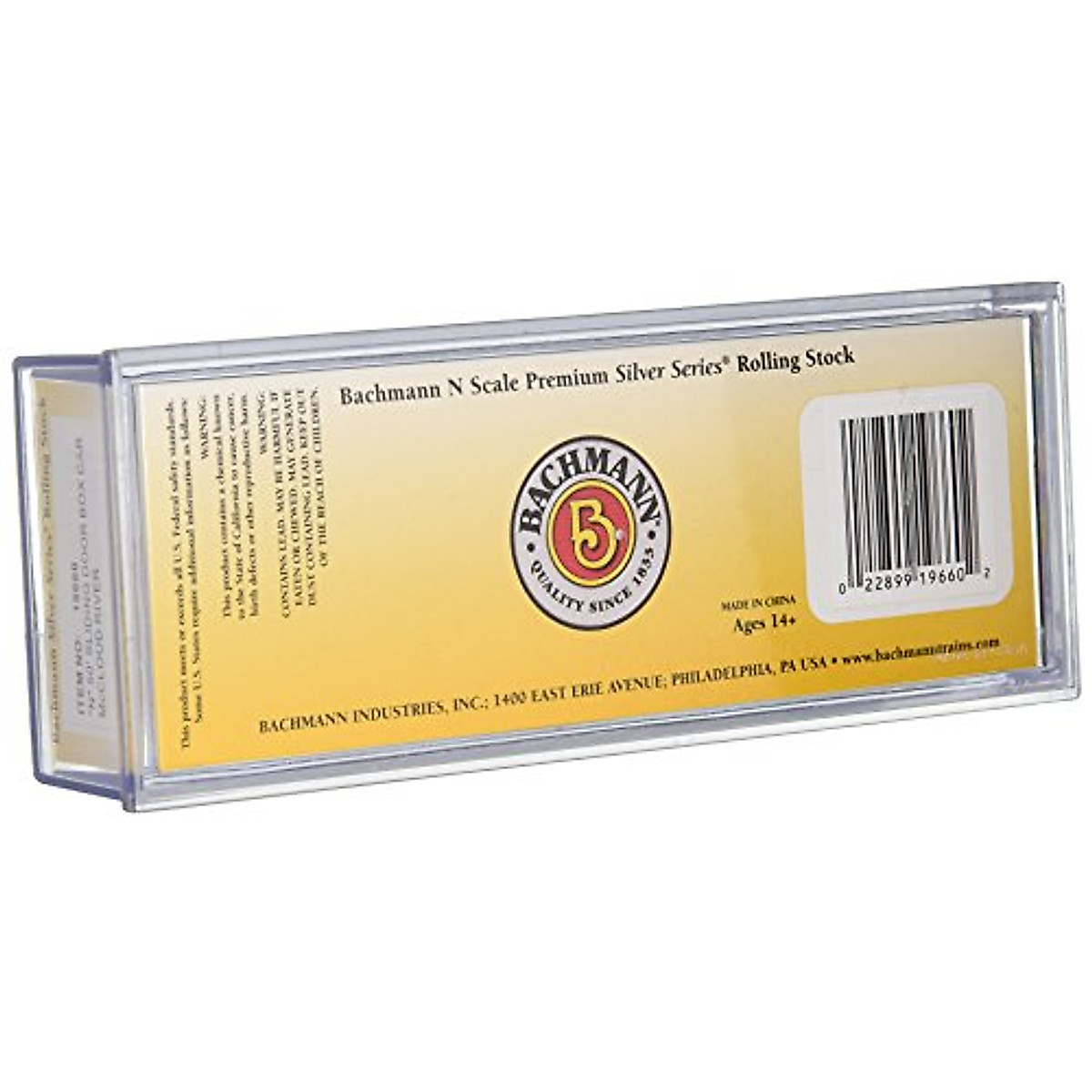 Bachmann Trains - ACF 50'-6" OUTSIDE BRACED SLIDING DOOR BOX CAR - McCLOUD RIVER - N Scale (19660)