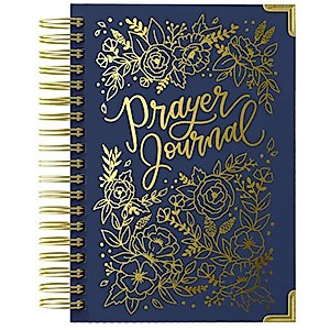 Prayer Journal for Women: An Inspirational Christian Bible Journal, Prayer Notebook & Devotional (Premium Gold Spiral-Bound Hardcover)