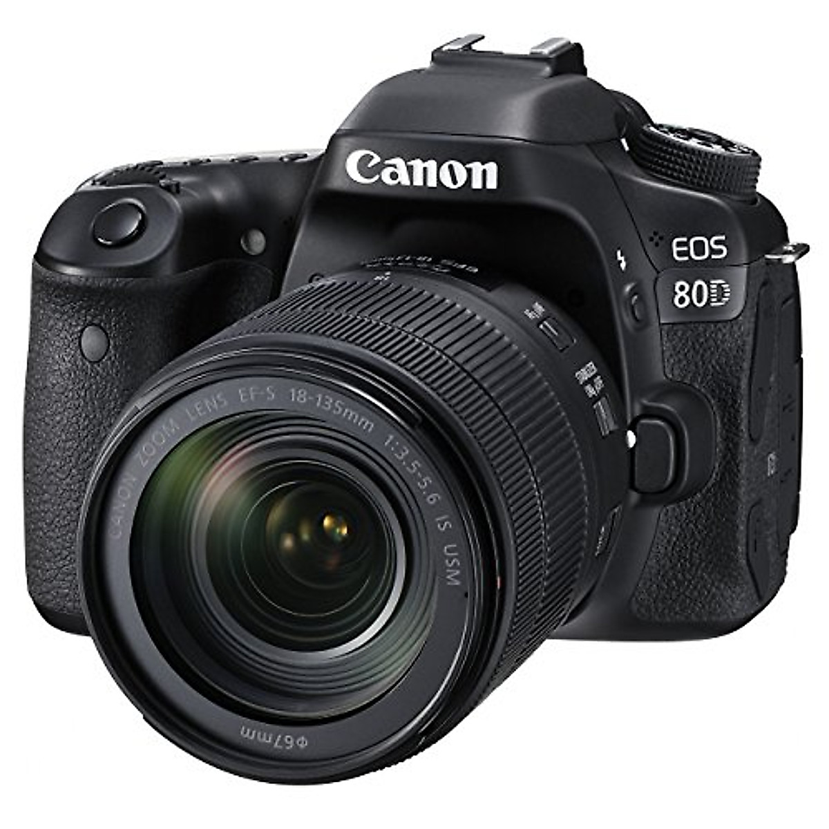 Canon EOS 80D lens kit EF-S18-135mm F3.5-5.6 IS USM--(Japan Import-No Warranty)