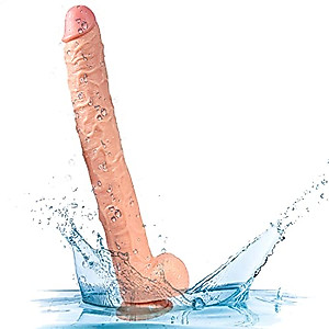 Realistic Extra Long Dildo Thick Dildo with Suction Cup, 16.93Inch Silicone Giant Dildos G Spot Anal Dildo Adult Sex Toys for Women