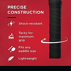 Gamma Sports Pickleball Supreme Overgrip, Black