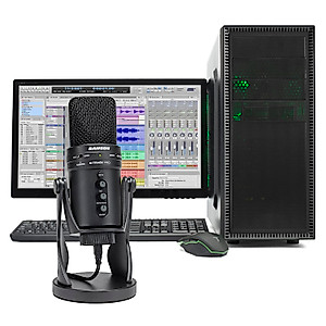 Samson G-Track Pro Professional USB Condenser Microphone with Audio Interface