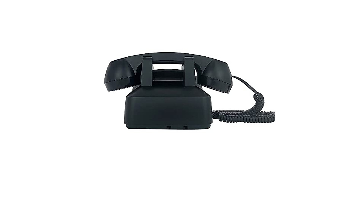TelPal Retro Corded Desk Phone - Classic Vintage Style