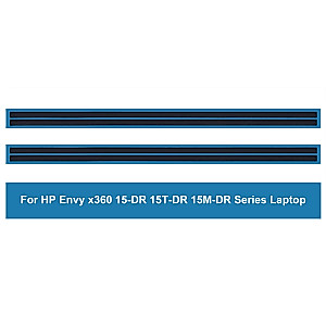 2PC Replacement Laptop Rubber Feet Strips for HP Envy x360 15-DS 15-DR, HP 15-DS1063CL 15-DS1083CL 15-DR1075CL 15-DR1679CL Series Laptop, New Replacement HP Laptop Rubber Feet