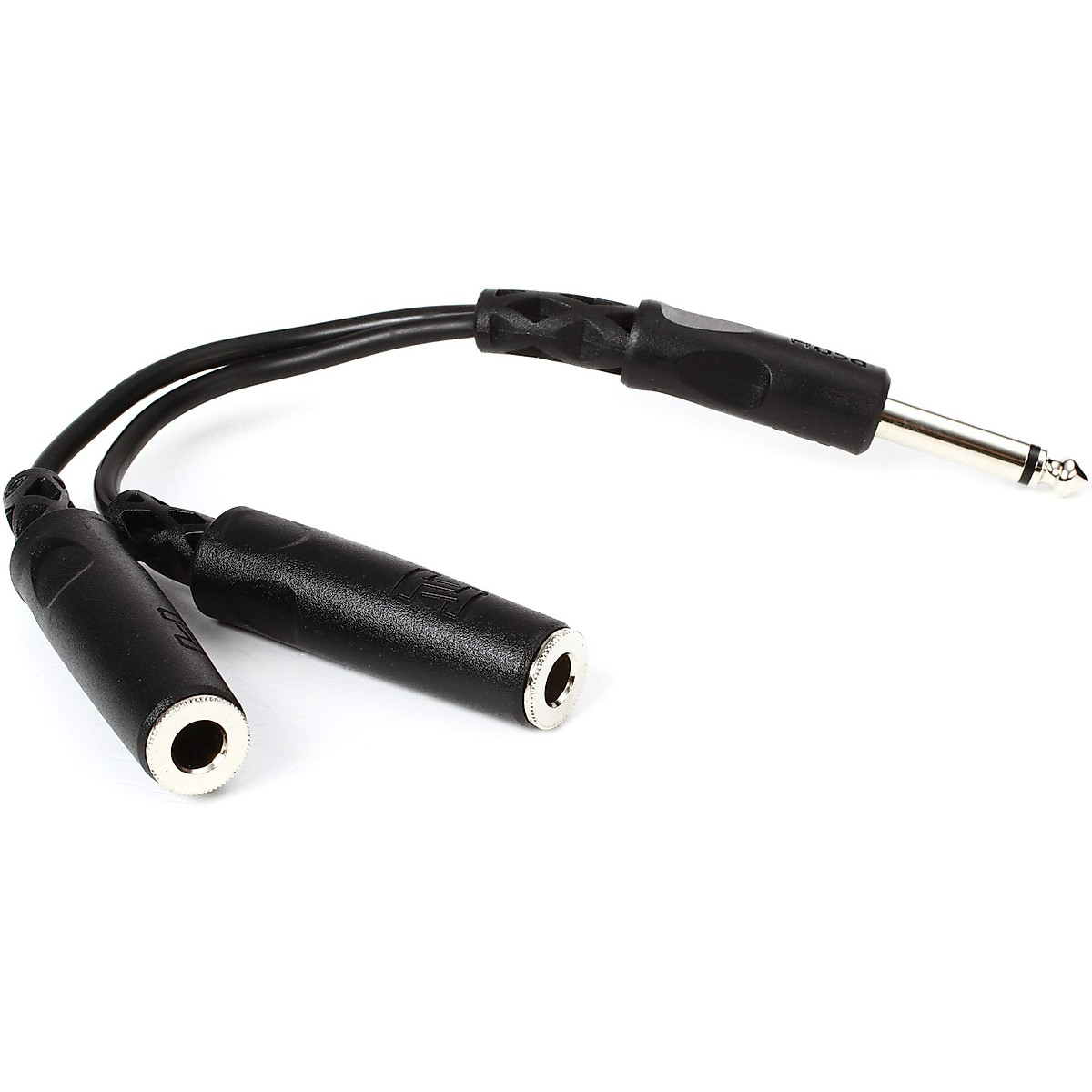 Hosa YPP-111 1/4" TS to Dual 1/4" TSF Y Cable (Pack of 2)