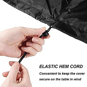 ZHCHL Garden Furniture Covers 213x132x74cm, Furniture Covers for Storage, Outdoor Large Table Covers Waterproof 420D Oxford Cloth, for Sofas and Chairs Protect Set