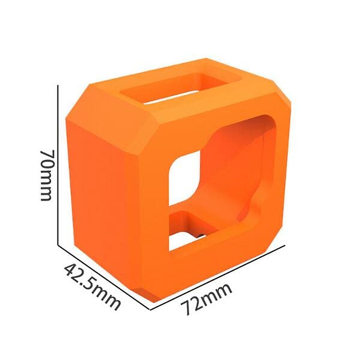 CoyKtonty Orange Floaty Case for GoPro Hero 11 Black Mini Camera Accessories Diving Floating Protective Cover for GoPro 11Black Mini Case