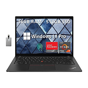 Lenovo ThinkPad T14s G3 14” WUXGA Touchscreen Business Laptop, AMD Ryzen 7 Pro 6850U, 16GB LPDDR5 RAM, 512GB SSD, AMD Radeon 680M, Backlit KB, Fingerprint Reader, Win 11 Pro, 32GB USB Card