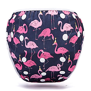 storeofbaby 4 Pcs Reusable Beach Diaper Washable Swimsuits for Babies