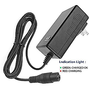 24V 2A Electric Battery Charger for Razor Scooter Charger, Dirt Bike E100 E200 E300 E125 E150 E500 PR200 & mx350 Pocket Pocket Mod,Sports Mod & Dirt Quad Battery Charger