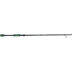 Berkley 6’6” AMP Spinning Rod, Two Piece Spinning Rod, 8-14lb Line Rating, Medium Rod Power, Moderate Fast Action, 1/4-5/8 oz. Lure Rating