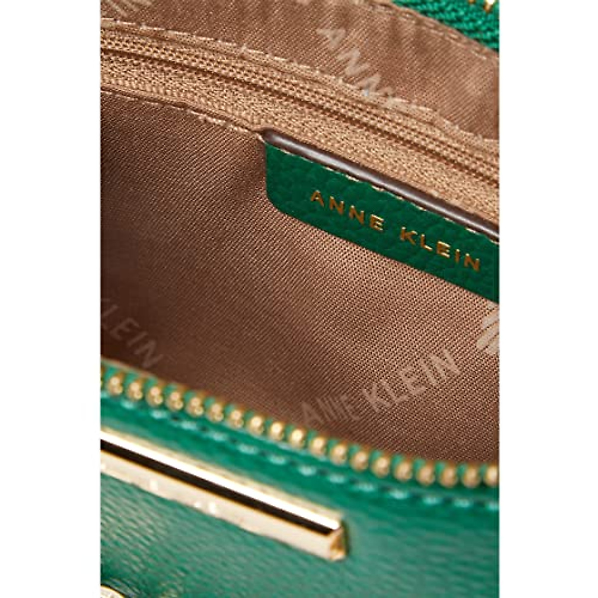 Anne Klein Mini Crossbody w/Swag Chain, Ivy Green