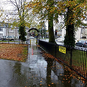 Enjoyist 2-Pack Safety Sign Caution Watch Your Step Sign, 10"x 7" .04" Aluminum Reflective Sign Rust Free Aluminum-UV Protected and Weatherproof