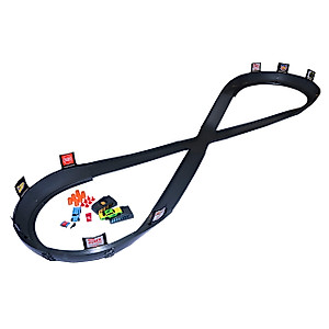 Far Out Toys Crash Racers Figure 8 Circuit Track Set | Huge Rack Track, Explosive Collisions! 40 Pieces Total | Race and Crash Like a Pro, for Ages 5 and Up