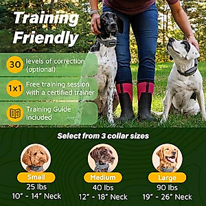 SpotOn GPS Dog Fence, App Based Wireless Dog Fence Collar, Waterproof, Reliable 128 Satellite Network GPS Dog Fence System, Battery Powered Virtual Dog GPS Tracker for All Terrain Large/AT&T