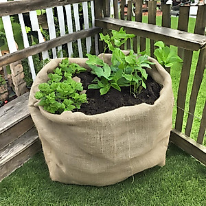 40 inches Wide x 24 feet Long Burlap Roll - Premium Jute Liner | Heavy Duty (7 oz) | Frost Guard Seed Cover for Gardening | Natural Jute-Burlap - 8 yds | Ideal for Erosion Control,Table Runners,Decor