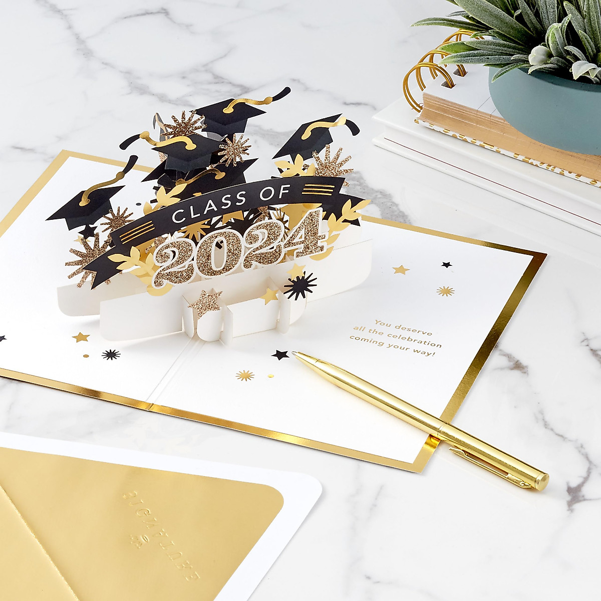 Hallmark Signature Paper Wonder Pop Up Graduation Card (Class of 2024)