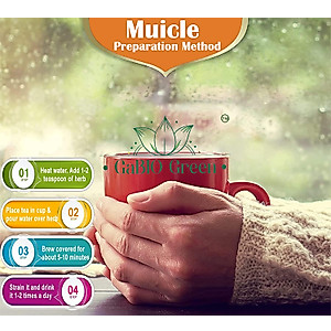 Muicle Mexican Honeysuckle Hierba tea 2 oz 100 % natural ,Gabio Green herbs (2 oz)