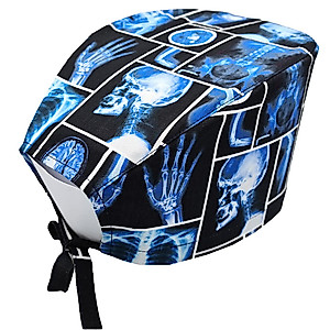 X-Ray Black Working Cap - Comfortable and Breathable for Men and Women Long Aesthetic Head Cover