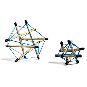 PRODA TASARIM Tensologic Advanced Kit, Tensegrity, Physics Model, Tensegrity Model Kit, Build Tensegrity Models, Architecture Building Kit, Minimum Age 15, 12 dowels