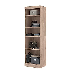 Bestar Pur 25W Shelving Unit in bark Grey