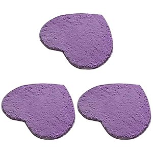 HOMSFOU 3pcs Dinning Cm Skid Sofa Anti Mat Light Doormat for Bathroom Heart Violet Bedroom Area Door Carpet Shaped Rugs Floor Home X Shape Non-Slip Living Plush Room Purple Fluffy