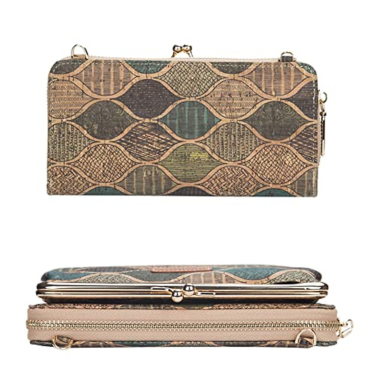 aolaso Small Crossbody Bag for Women, Shoulder Bag Clutch Cell Phone Purse Holder Wallet with Credit Card Slots, Large Capacity fit iPhone 7/8/11/12/X Plus /6.5 Inch