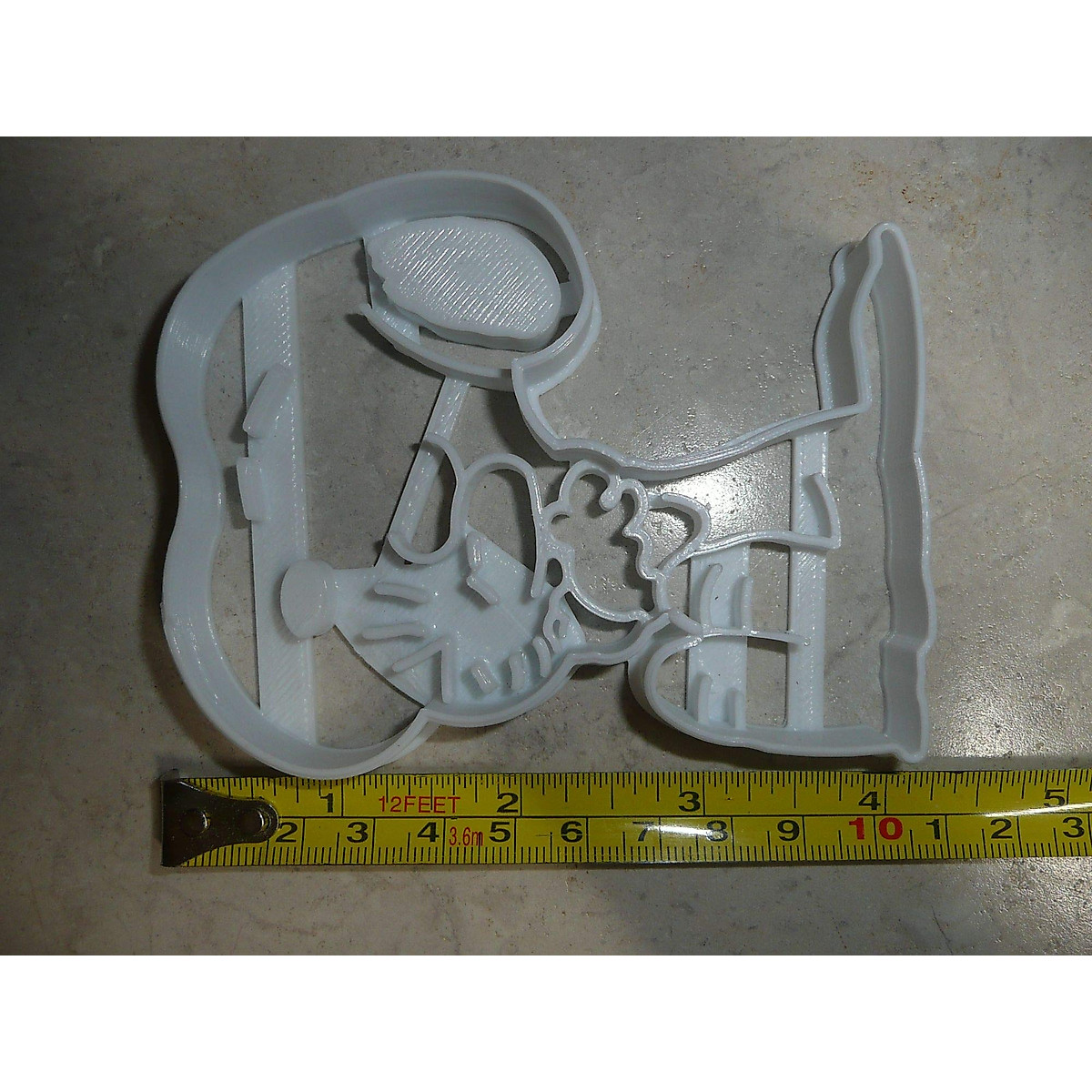 INSPIRED BY SNOOPY HUGGING WOODSTOCK COMICS MOVIE COOKIE CUTTER MADE IN USA PR3495