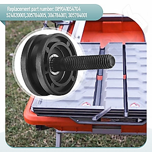 EZYPAK 305784005 089041054704 Table Roller for Ridgid 306784001,305784001 524820001 Table Roller - Fits 7" Tile Saw model R4030, R4031, R4030S, R4031S, R40311 (6)