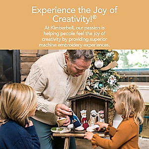 Kimberbell Nativity Stuffies - Nativity Scene Decor, Nativity Sets for Christmas Indoor, DIY Nativity Scene, Embroidery Patterns for Quilting, Embroidery CD Template