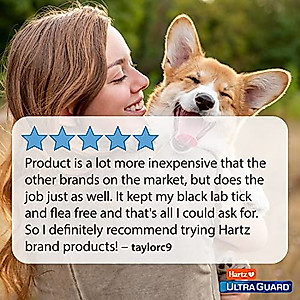 Hartz UltraGuard Dual Action Flea & Tick Topical Dog Treatment and Flea and Tick Prevention, 6 Months, 15-30 Pound Dogs