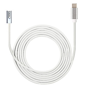 Magnetic T-Tip PD USB C to Magnetic 1 Charger Cable Compatible with Mac-Book Air/Pro, Type-C PD Power Fast Charging Cable Replacement for Mac-Book Power Supply,Works with 20v 65W-100W