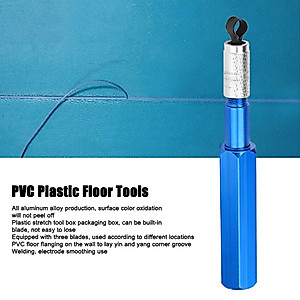 Floor Welding Tools, PVC Plastic Flooring Trimming Skiving Knife Electrode Leveler Skiving Tool Floor Welding Cutting Blade, Flooring Heat Welding Tools Kit