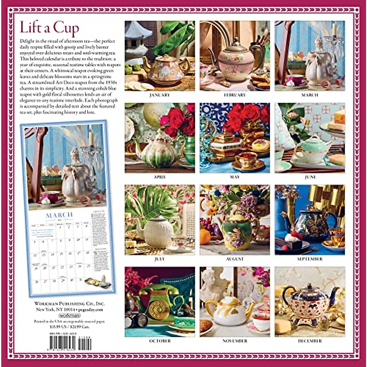 Collectible Teapot Wall Calendar 2023: A Tea Obsessive's Dream Come True