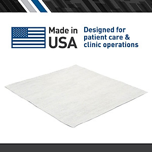 BodyMed® Headrest Paper Tissue Sheets – Tissue Paper Squares for Chiropractic Exam Table or Massage Table – White – 12-Inch x 12-Inch – without Nose Slit (1,000 per box)