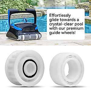 AOIT Guide Wheels Kit 3884997-R6 Compatible with Dolphin Pool Cleaners Nautilus CC Plus, DX3 DX4-4 Idlers & 2 Drive Gears Replacement for Maytronics Robotic Cleaner M200 M400 & Apollo 820 Series